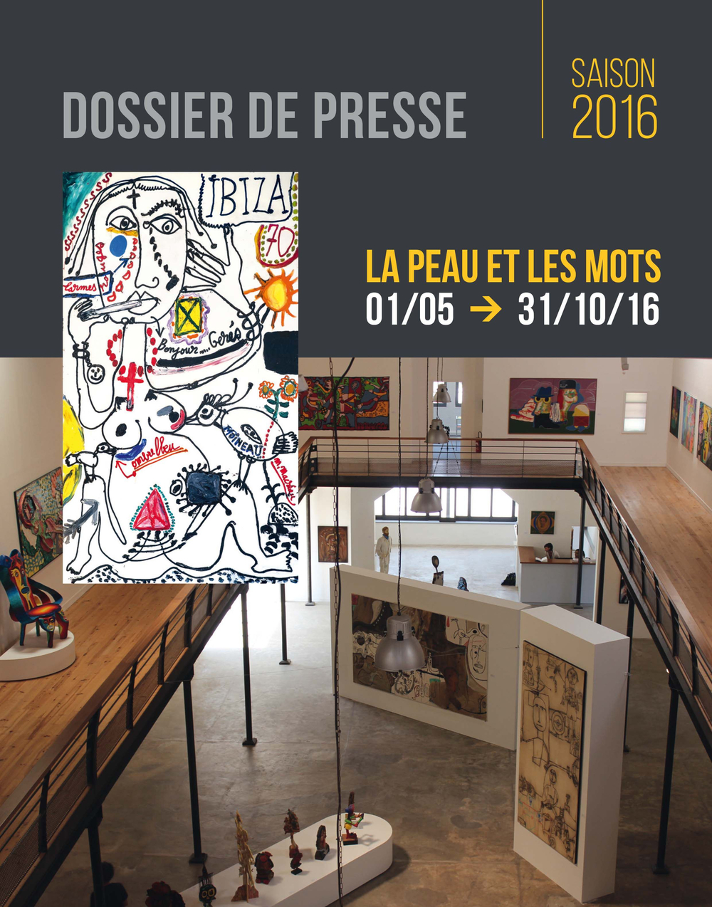 La peau et les mots - exposition Michel Macréau et Stani Nitkowski